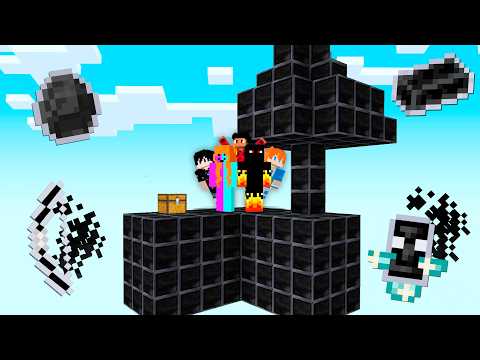 Sobrevivendo em Apenas 1 SKYBLOCK de AVARITIA com os Amigos no Minecraft