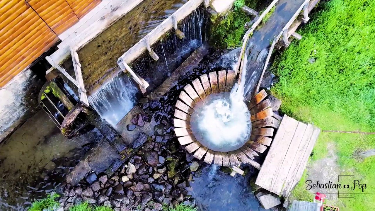 Moara de apă, Vâltoarea - Bologa, Comuna Poieni - YouTube