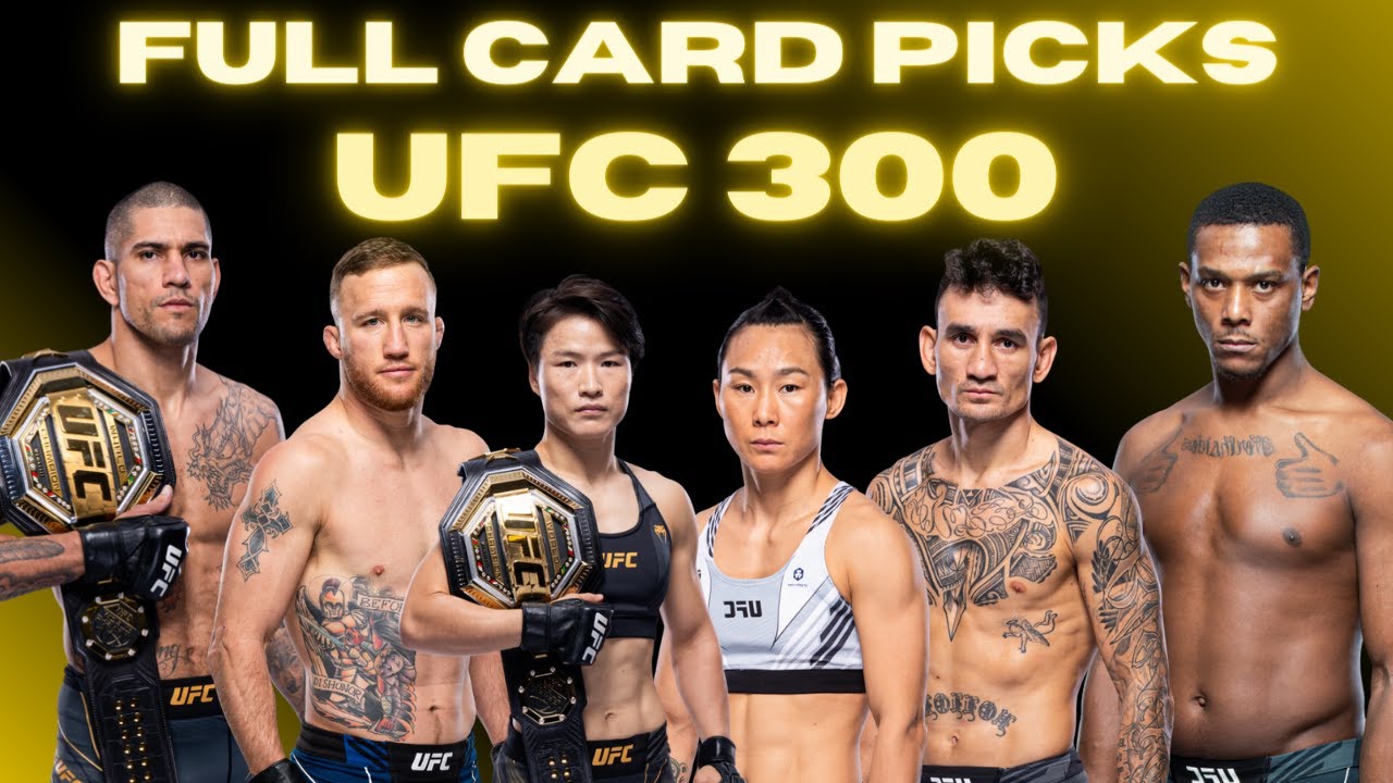 UFC 300 | Alex Pereira vs Jamahal Hill | Full Card Breakdown, Picks ...