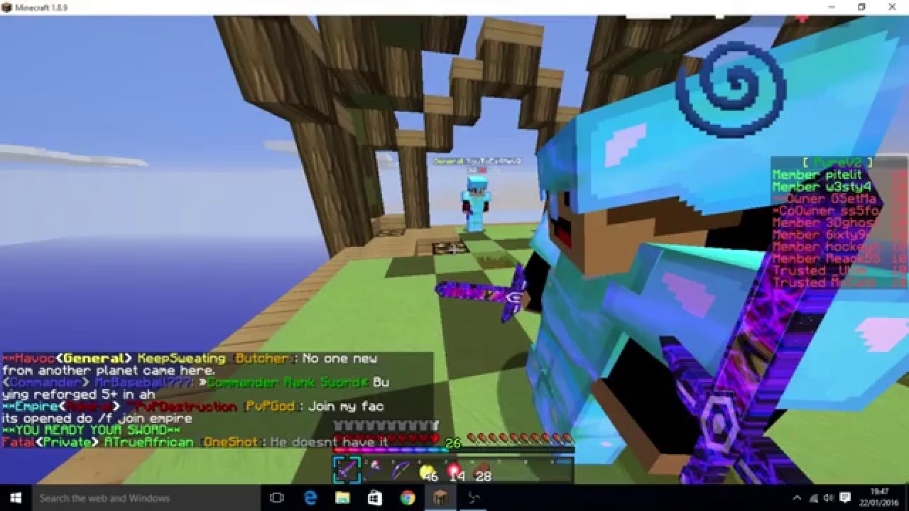 Spawn queen slime! cosmic PVP factions cosmic planet - YouTube