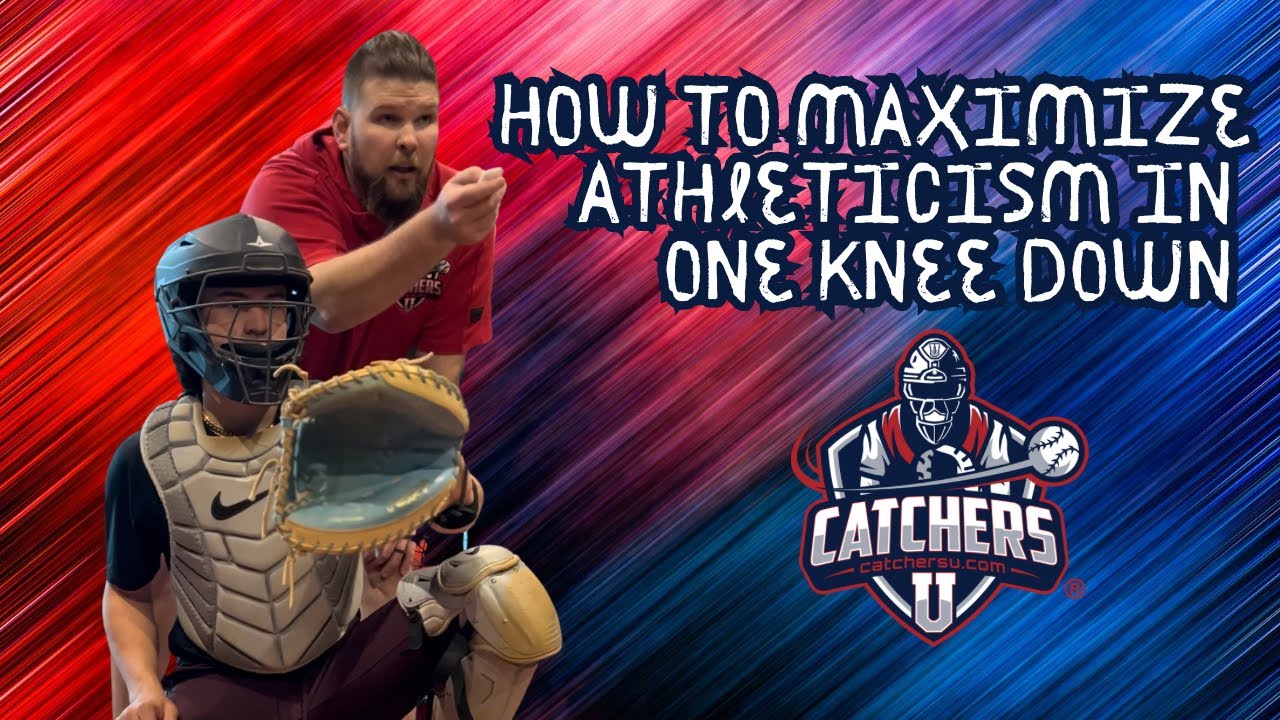 Baseball Catchers Maximizing Athleticism in One Knee Down Stance - YouTube