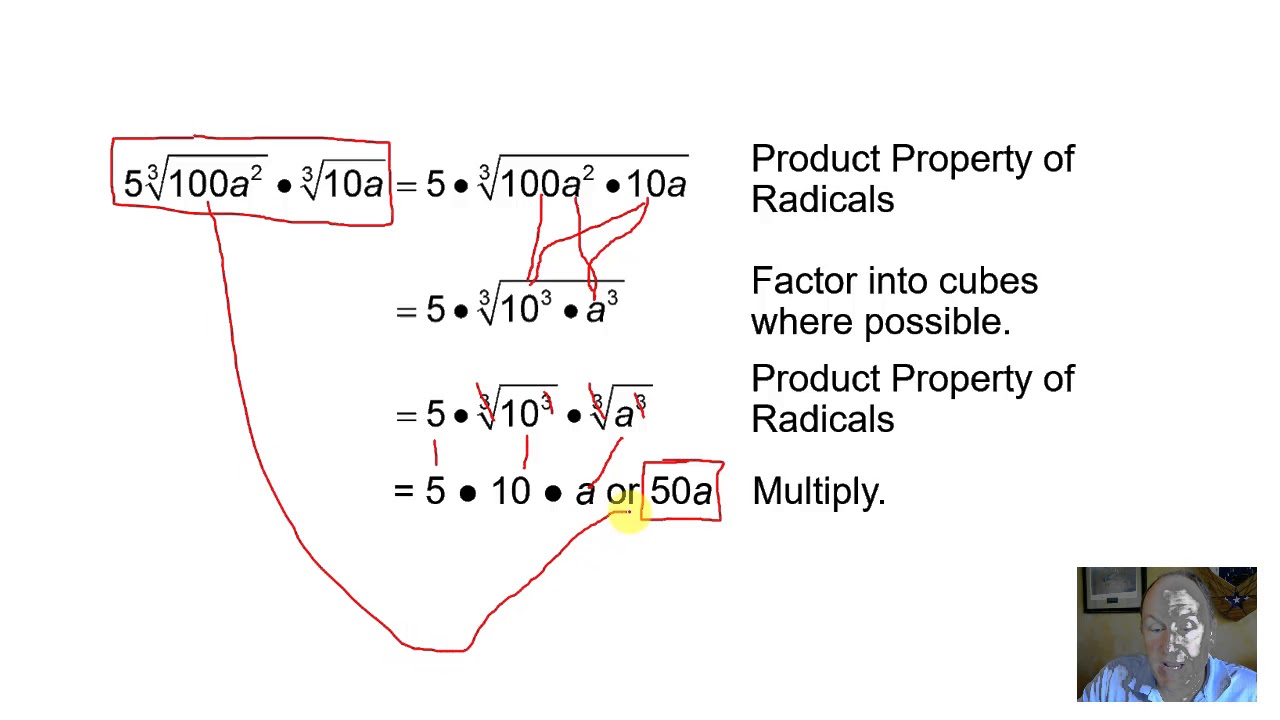 6 5 Operations with Radical Expressions - YouTube