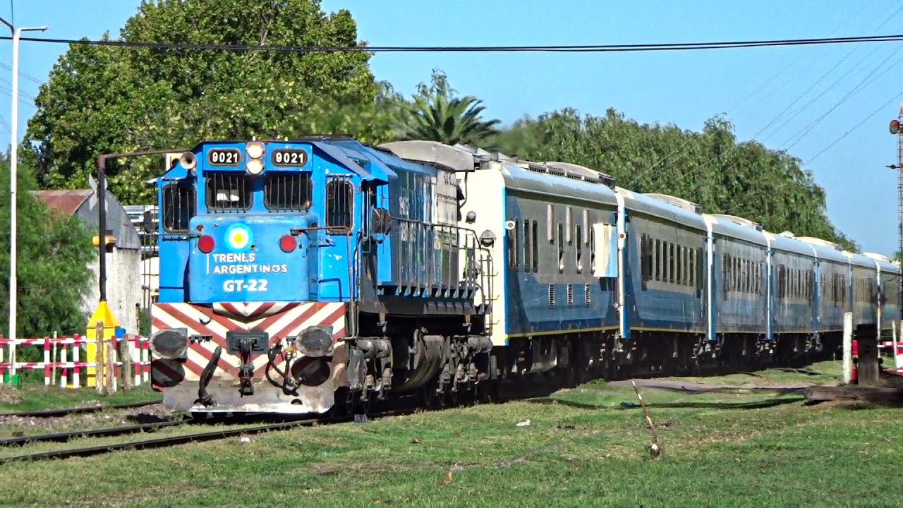 EMD GT22 9021 con el 268 por San Geronimo - YouTube