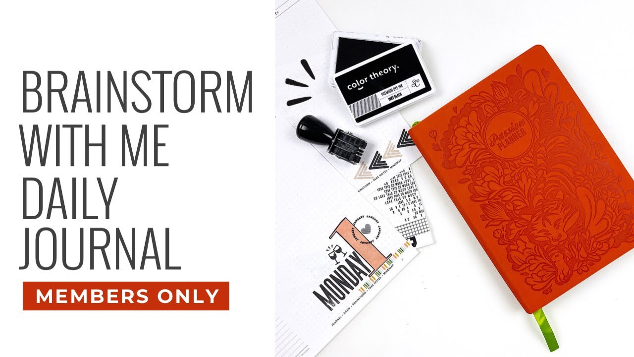 Brainstorm With Me On My Daily Journal For 2023 | Members Only - YouTube
