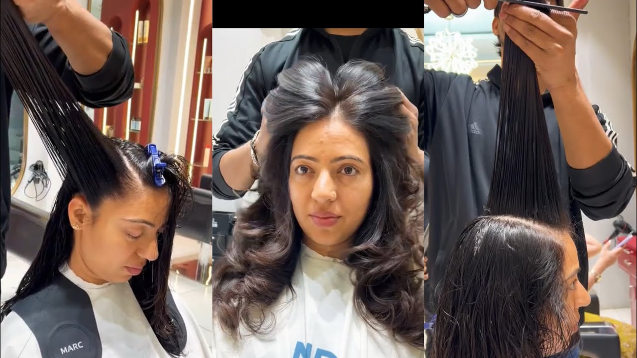 Long layer haircut tutorial// uniform layers haircut - YouTube