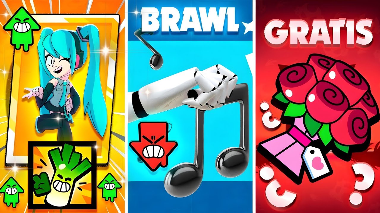 HASTUNE MIKU LLEGA A BRAWL STARS|| ¿Pin Gratis? || Brawl Stars usa IA🤨😔 ...