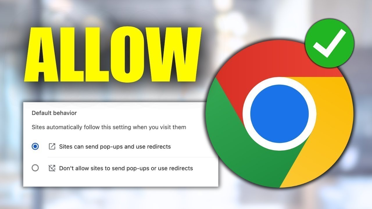How To Allow Pop Ups On Google Chrome 2025 - YouTube
