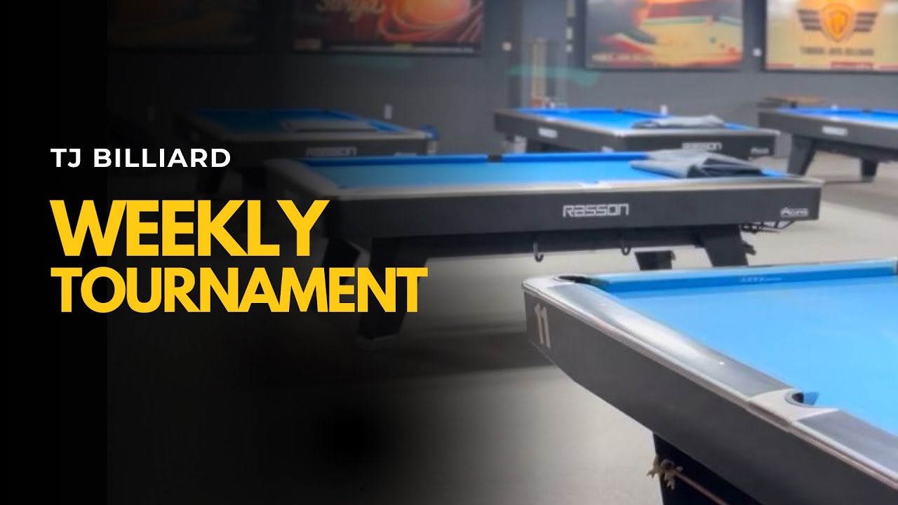 TJBILLIARD 9 BALL WEEKLY TOURNAMENT | HC 3 - 3+ - YouTube