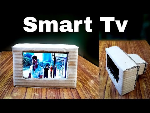 How to make TV at home | Using Cardboard 📺 | Cardboard LED TV | 😱 Diy ...