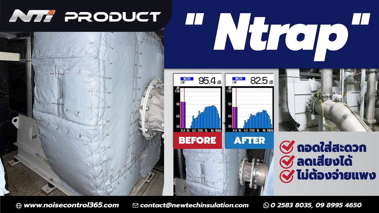 ข้อดีของฉนวนกันเสียงแบบถอดได้ Newtech Insulation - YouTube