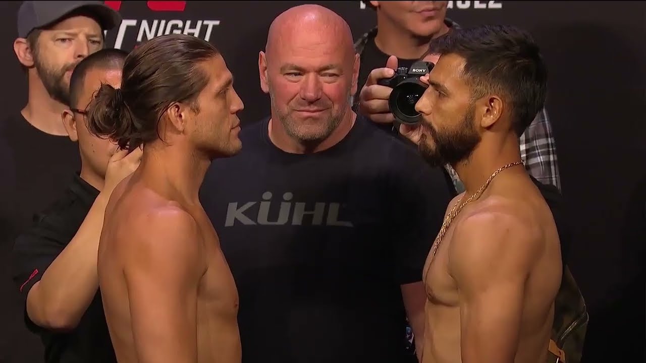 Brian Ortega and Yair Rodriguez face off before #UFCLongIsland 👀 - YouTube
