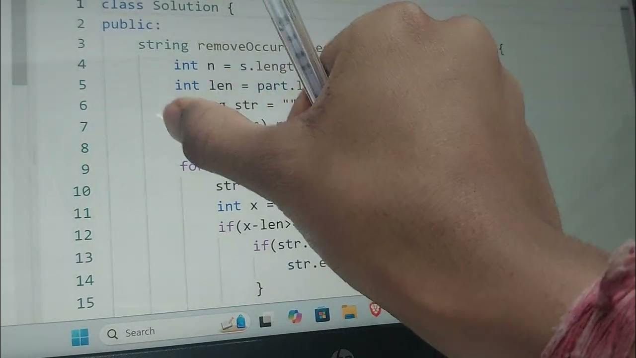 LEETCODE POTD 1910 || REMOVE ALL OCCURRENCES OF SUBSTRING#leetcode #dsa #strivers - YouTube