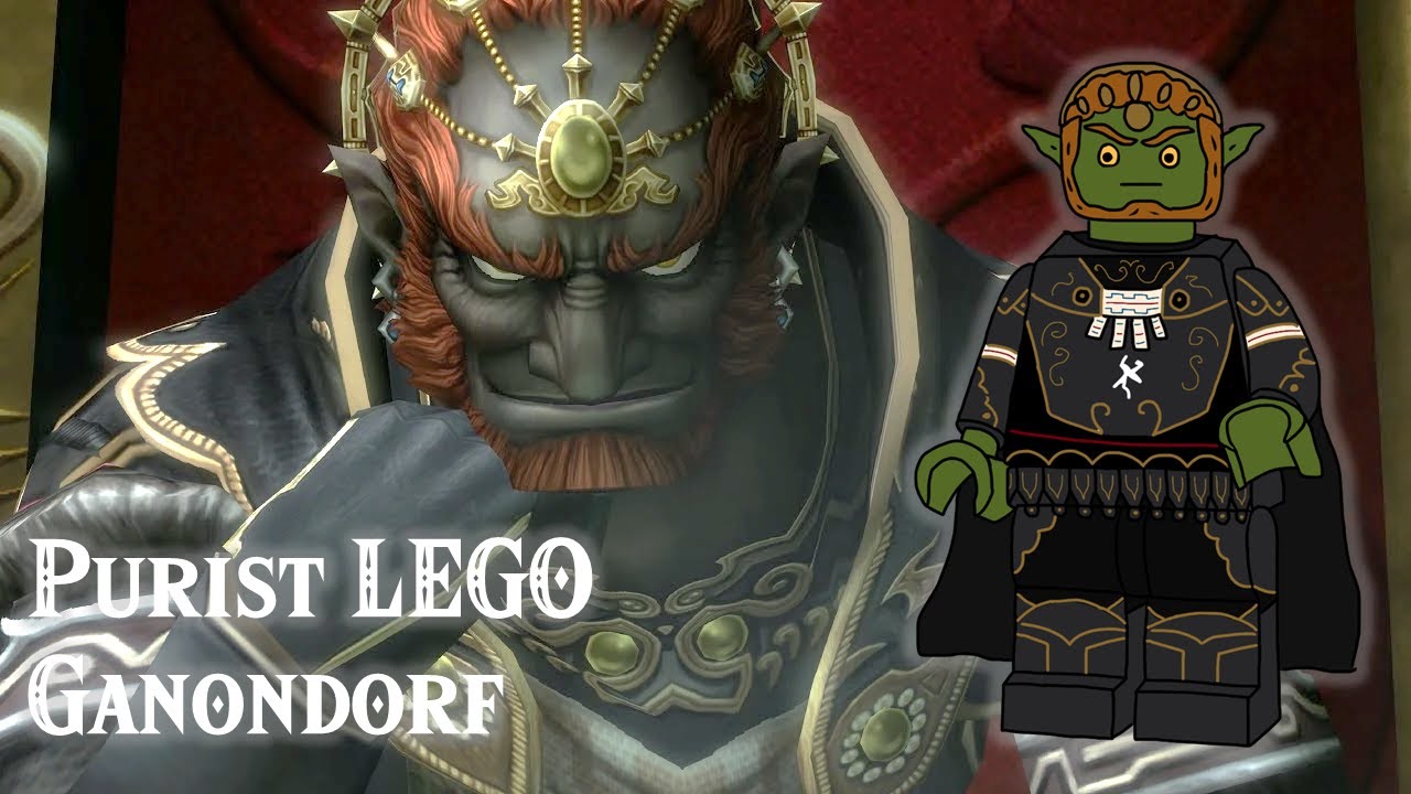 How to make a LEGO Ganondorf minifigure! and upgrading your lego link ...
