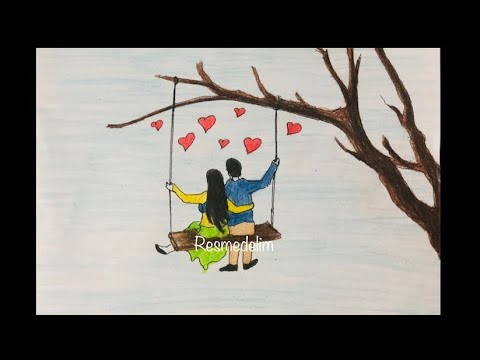 Sevgililer Günü Resmi Çizimi,iki arkadaş resmi,Valentine's Day Picture Drawing, friends picture,