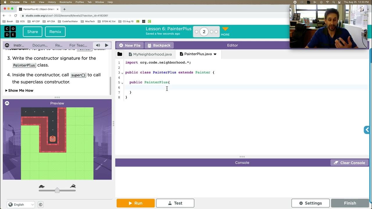 Code.org AP CSA U1L6 PainterPlus - YouTube