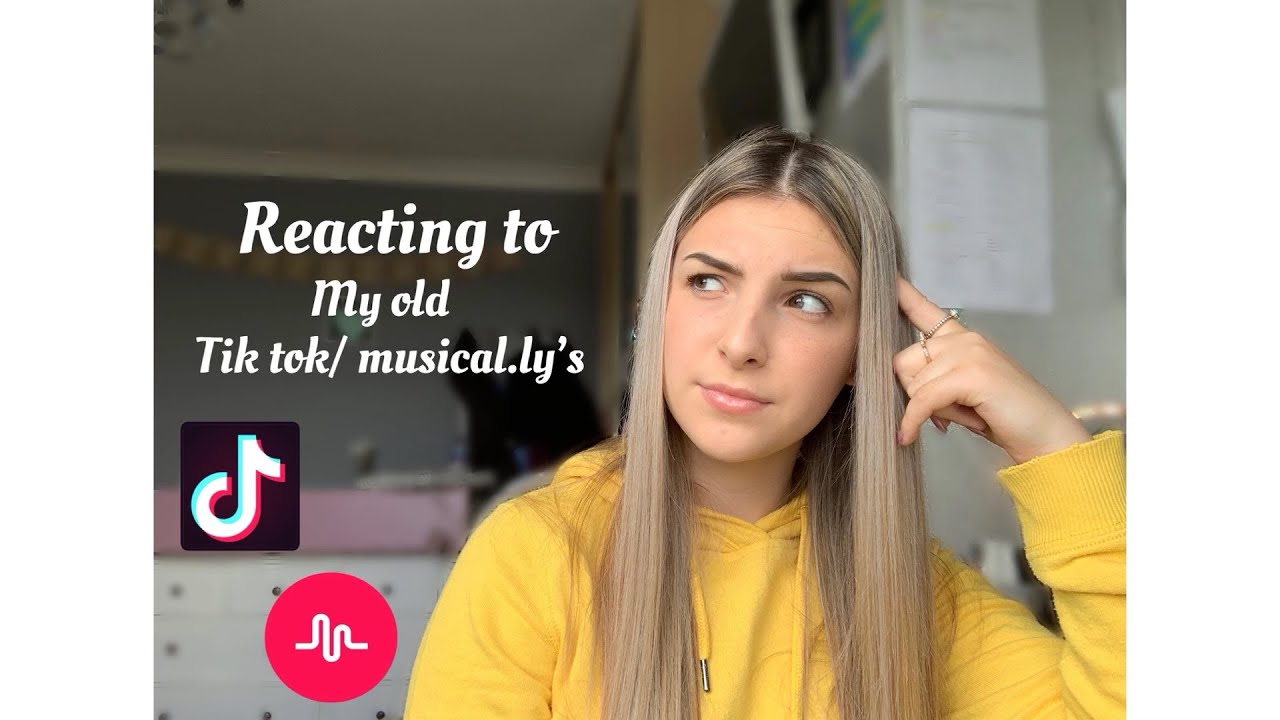 Reacting to my old Tik tok/ musical.ly’s ... - YouTube