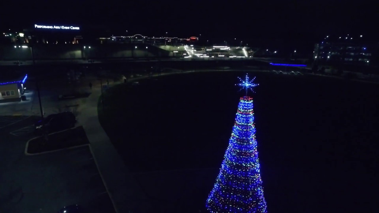 Tree Lighting Event at Town Square Park 2019 - YouTube