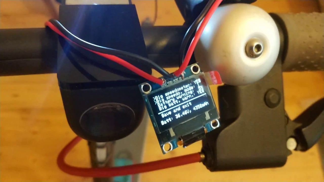 Xiaomi M365 display - YouTube