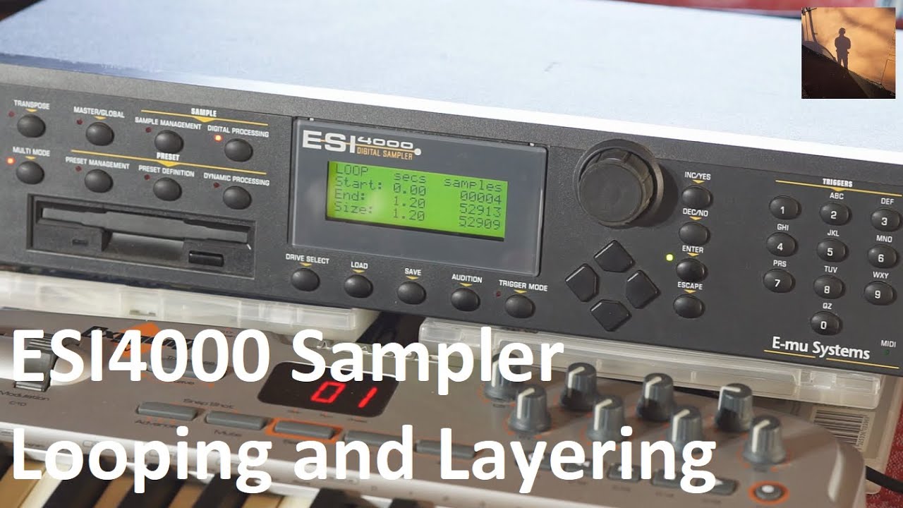 EMU ESI4000 Looping and Layering - YouTube
