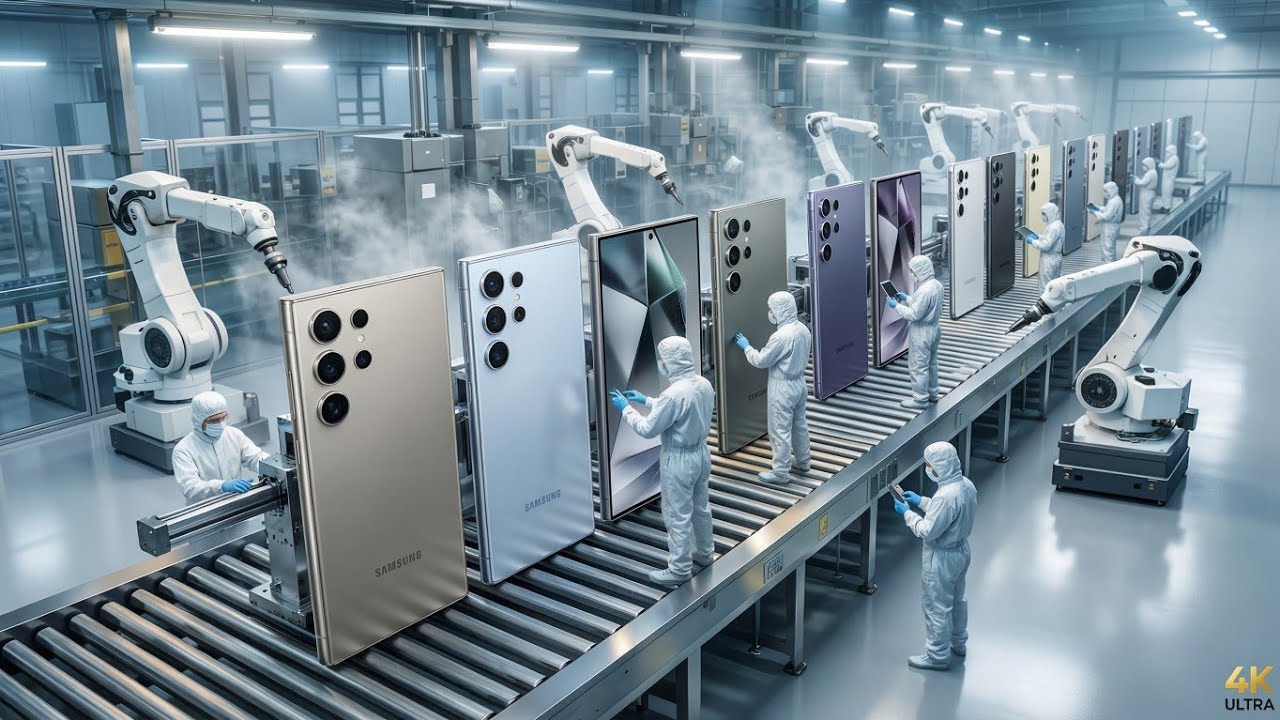 How Samsung Smartphones Are Made in Factory | Samsung Mobile ...