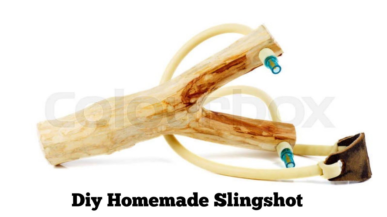 Diy Homemade Slingshot / how to make a powerful Slingshot at home ...