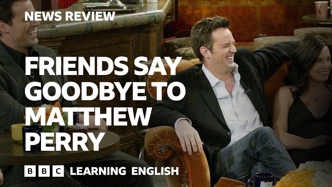 Friends say goodbye to Matthew Perry: BBC News Review - YouTube