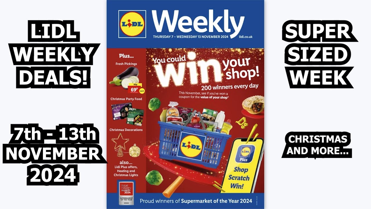Lidl Weekly Deals 7th - 13th November 2024 Super Sized Week - YouTube