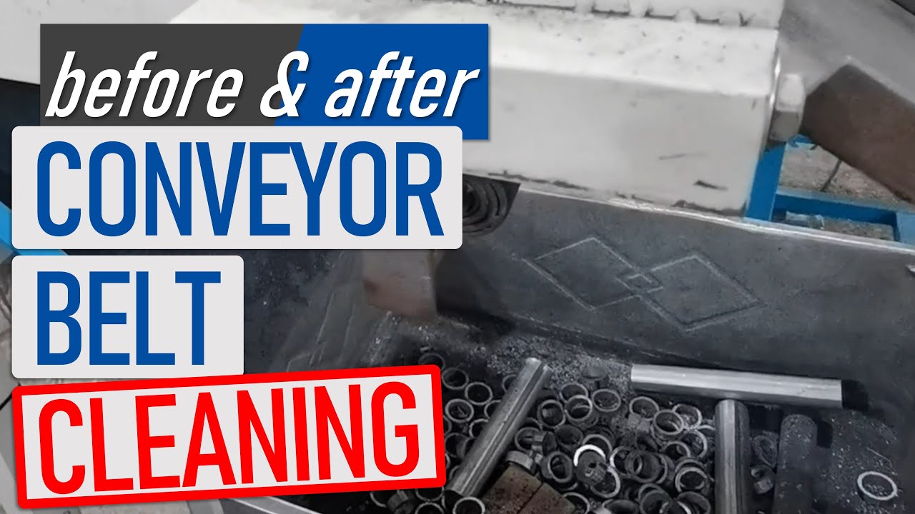 Conveyor Cleaning Fix Eliminates Manual Labour - YouTube