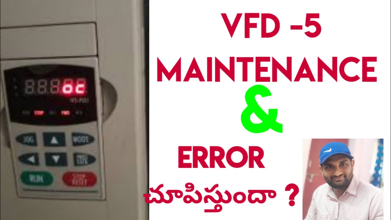 VFD (variable frequency drive) preventive maintenance and general ...