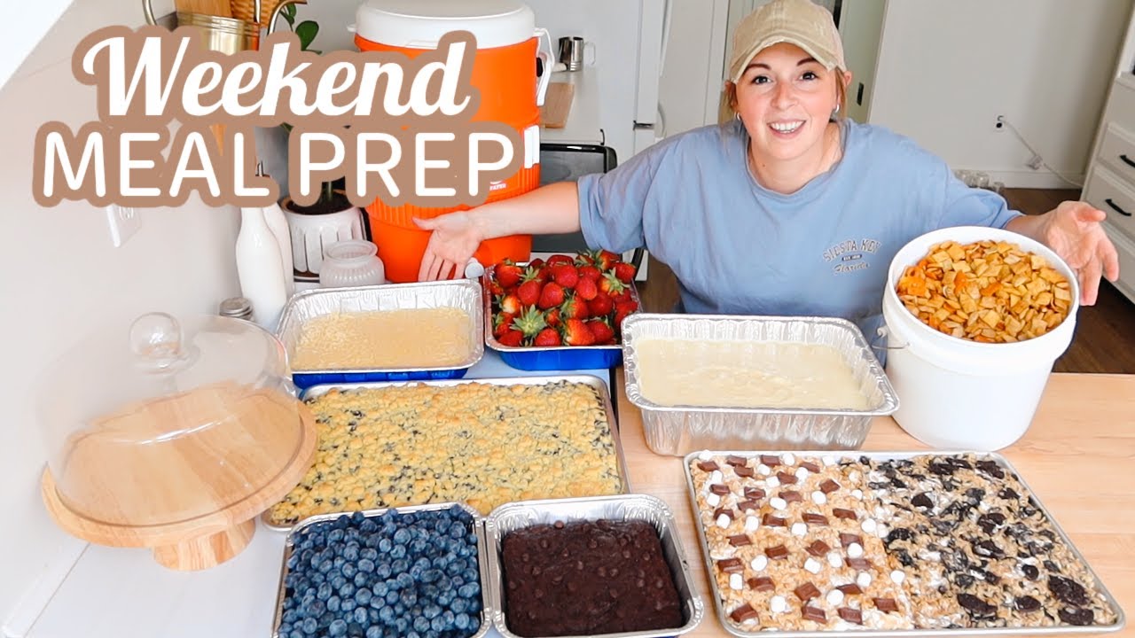 WEEKEND MEAL PREP BUDGET FRIENDLY RECIPES WEEKLY MEAL PLAN WHATS FOR ...