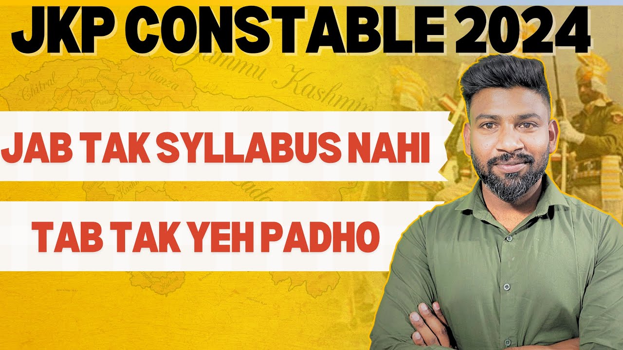 IMPORTANT TOPICS FOR JKP CONSABLE | EXPECTED SYLLABUS | JKSSB | BY REMO ...