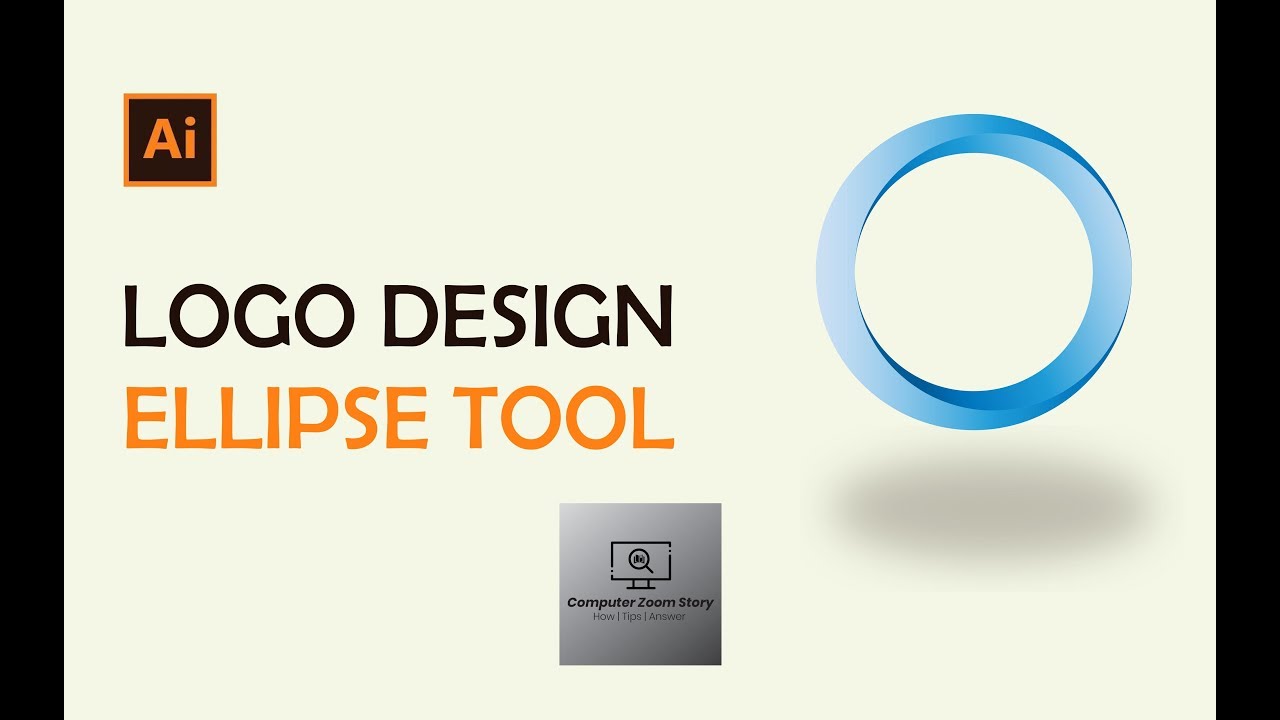 How to Ellipse tool Illustrator Tutorial - YouTube