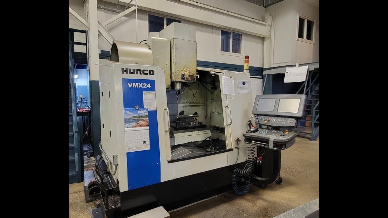 2005 Hurco VMX24 CNC Vertical Machining Center - YouTube