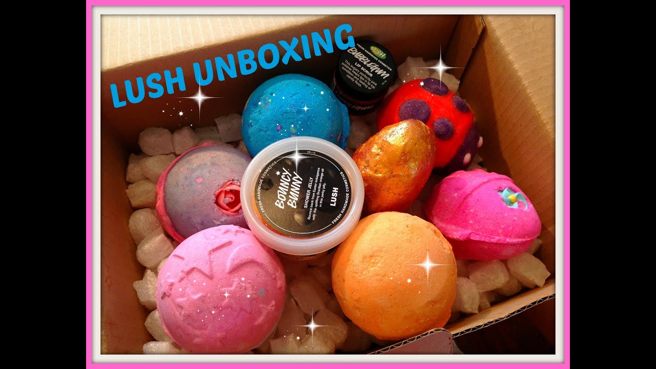 LUSH Unboxing (Bath Bombs, Jelly Bouncy Bunny en Ladybug Bubble Bar ...