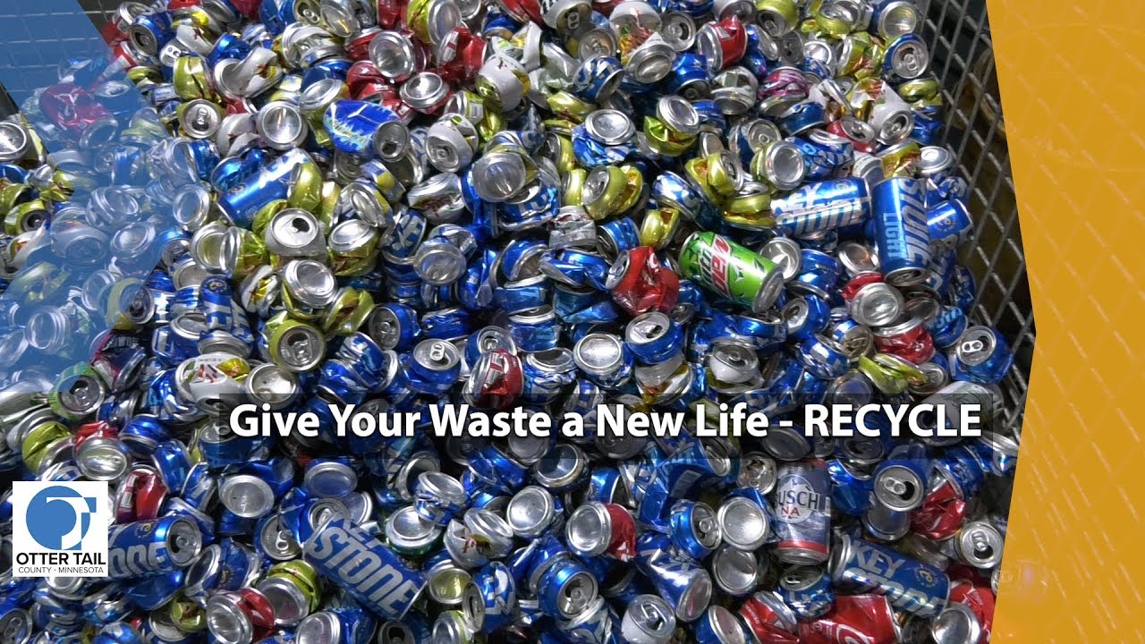 Can Recycling in Otter Tail County, Minnesota - YouTube