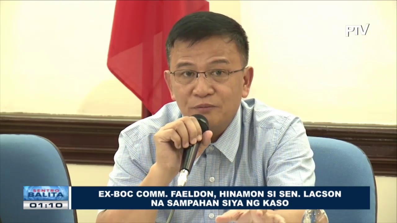 Ex-BOC Commissioner Faeldon, hinamon si Sen. Lacson na sampahan siya ng ...