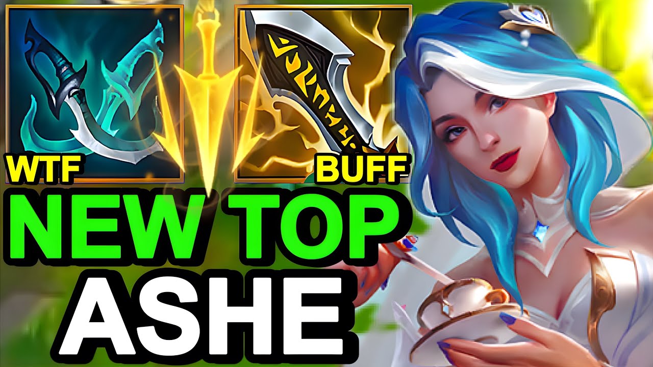 WILD RIFT CHINA ASHE TOP - NEW FULL DAMAGE Ashe Top Build Runes ...