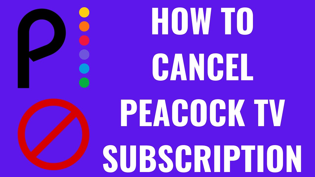 How to Cancel Peacock TV Subscription - YouTube