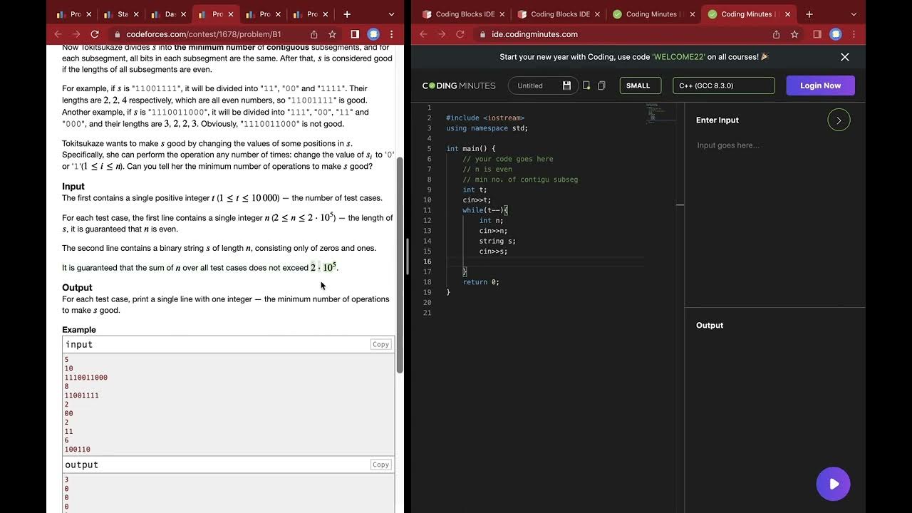 Codeforces Round #789 screencast - YouTube