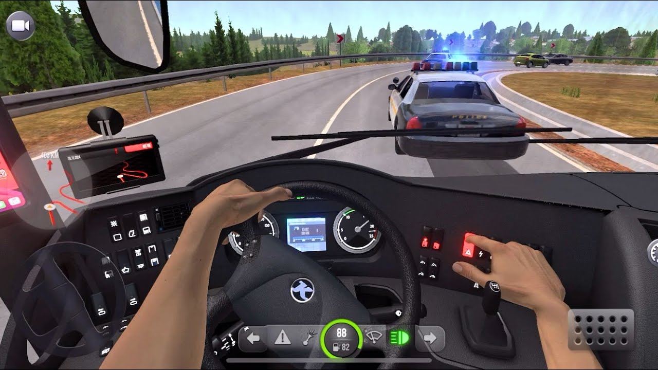 SETRA TOPCLASS S 417 HDH Bus Driving | Bus Simulator Ultimate Mobile ...