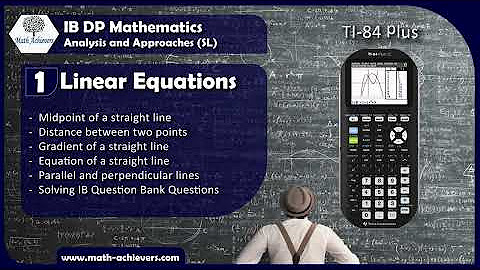 IB DP Mathematics: Analysis and Approaches SL - YouTube
