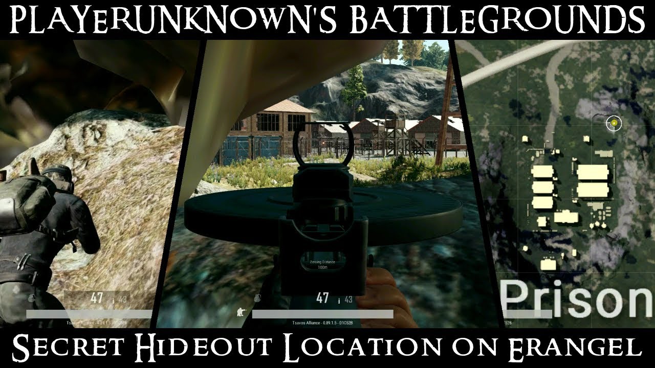 PUBG: Secret Hideout Location on Erangel (Xbox One) - YouTube