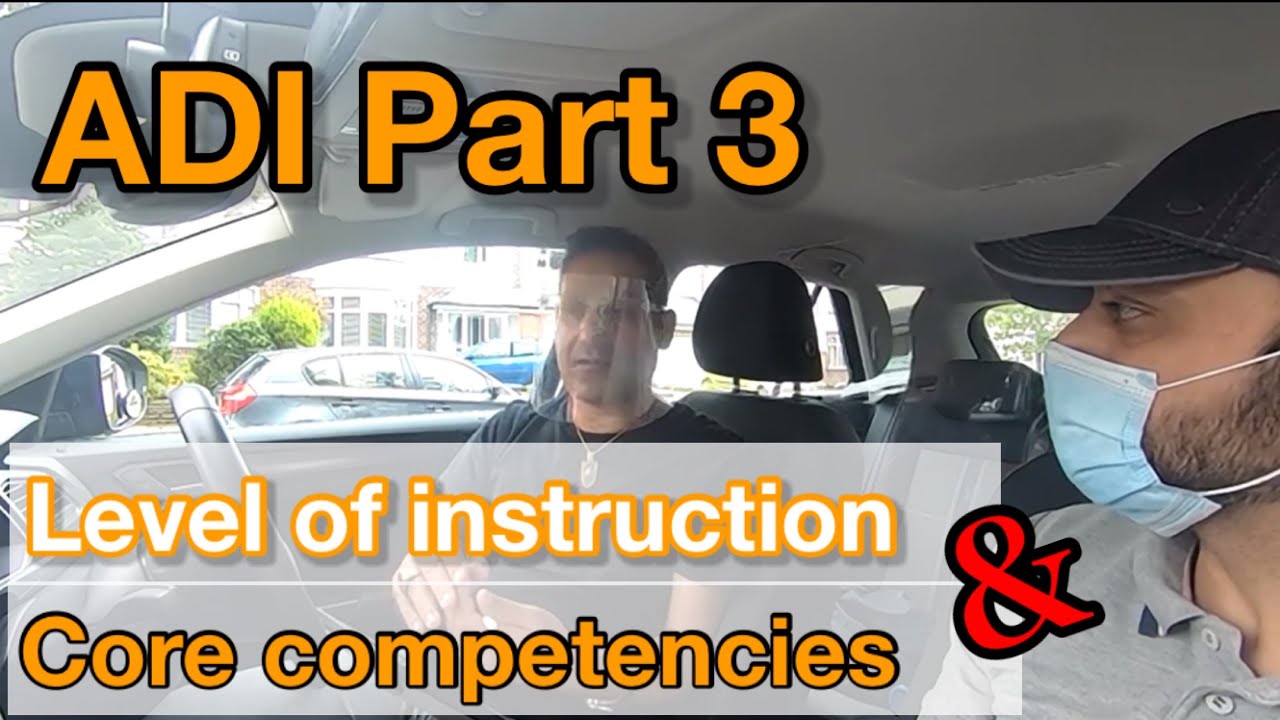 New ADI Part 3 Training. Level of instruction and Core competencies ...