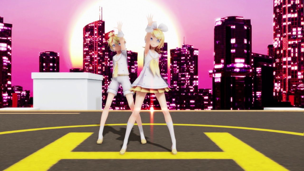[MMD] Rin Len 〈BRING IT ON〉 - YouTube