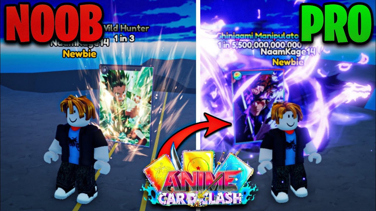Going From NOOB To PRO IN Anime Card Clash Roblox! PT. 1 - YouTube