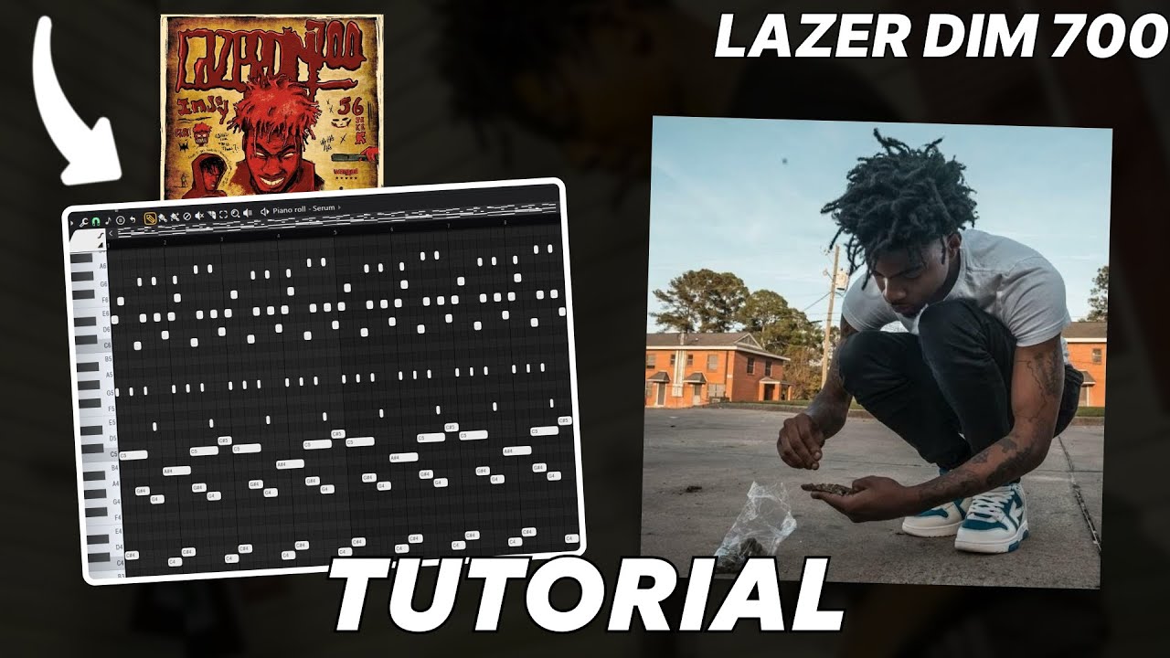 HOW TO MAKE LAZER DIM 700 TYPE BEAT FROM SCRATCH | FL 21 TUTORIAL - YouTube