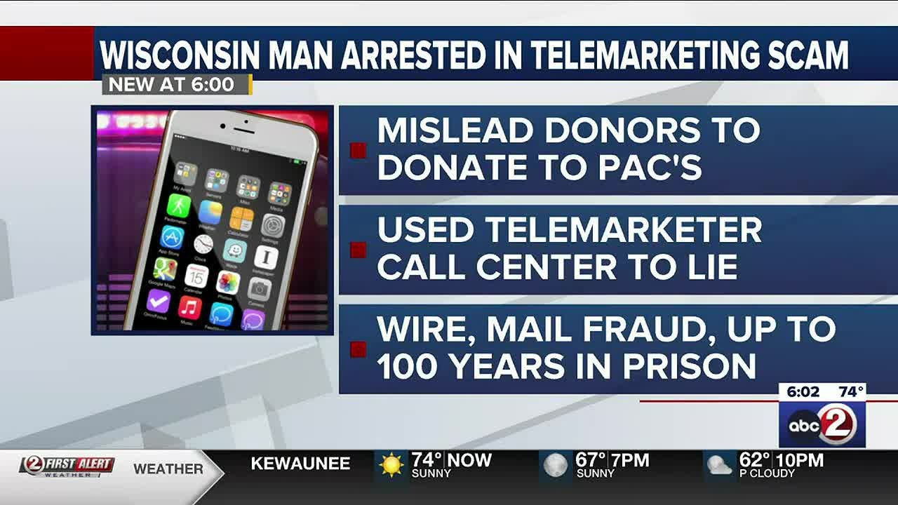 Wisconsin man involved in telemarketing scam cheating people out of ...