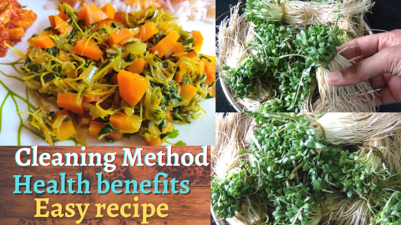 Methi bhaji choti methi/ weight loss/healthy recipe /Microgreens - YouTube