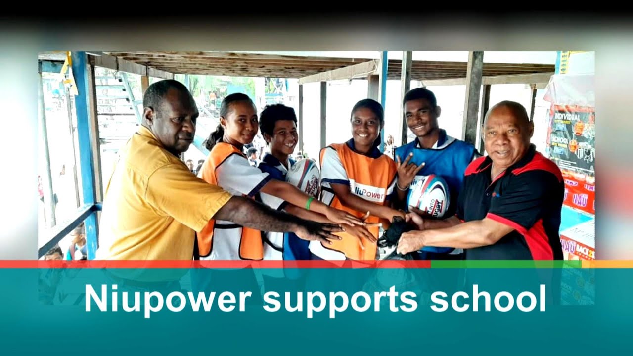 Niupower supports school - YouTube