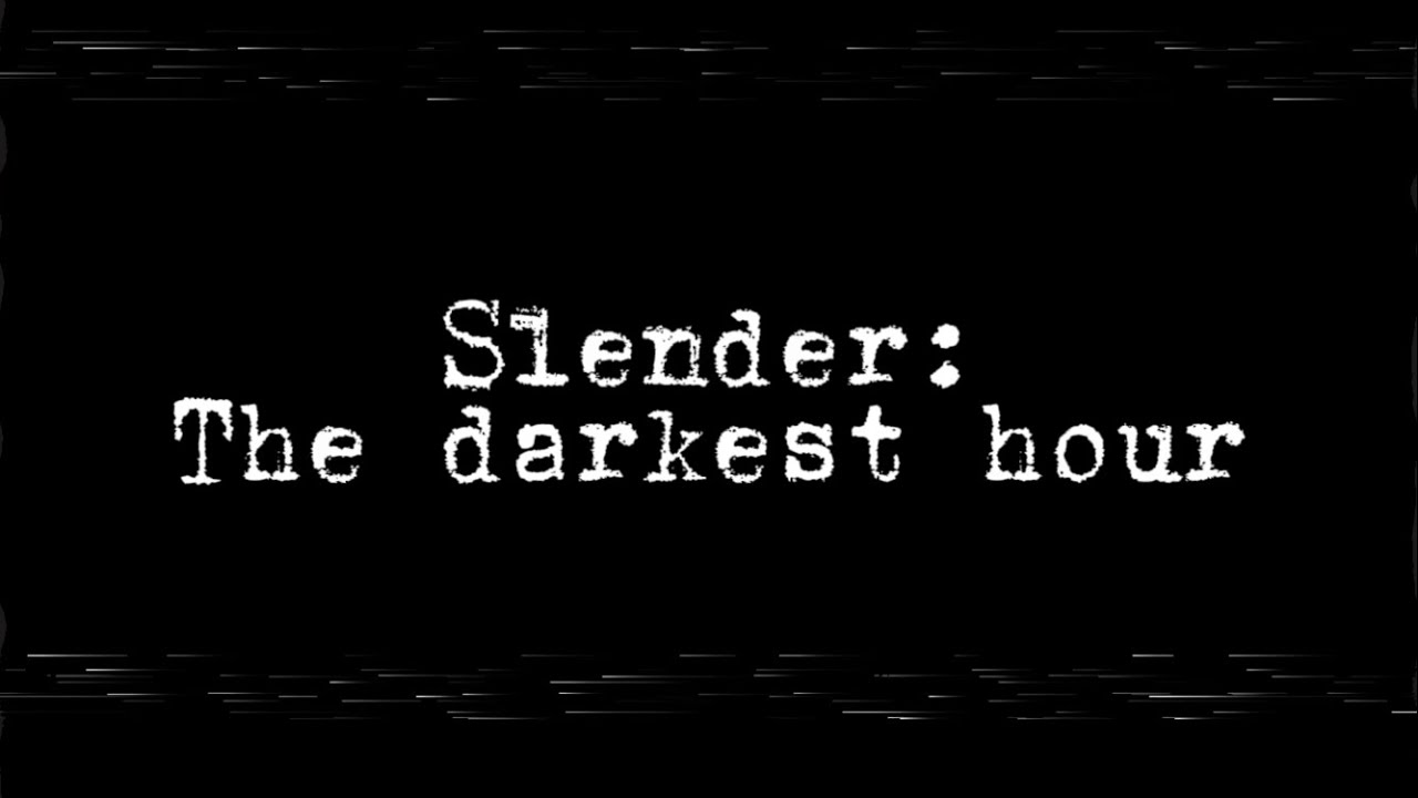 Slender: The darkest hour (read description) - YouTube